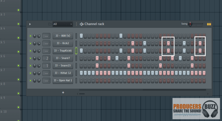 Making a FL Studio 808 Trap Hip Hop Drum Loop Tutorial