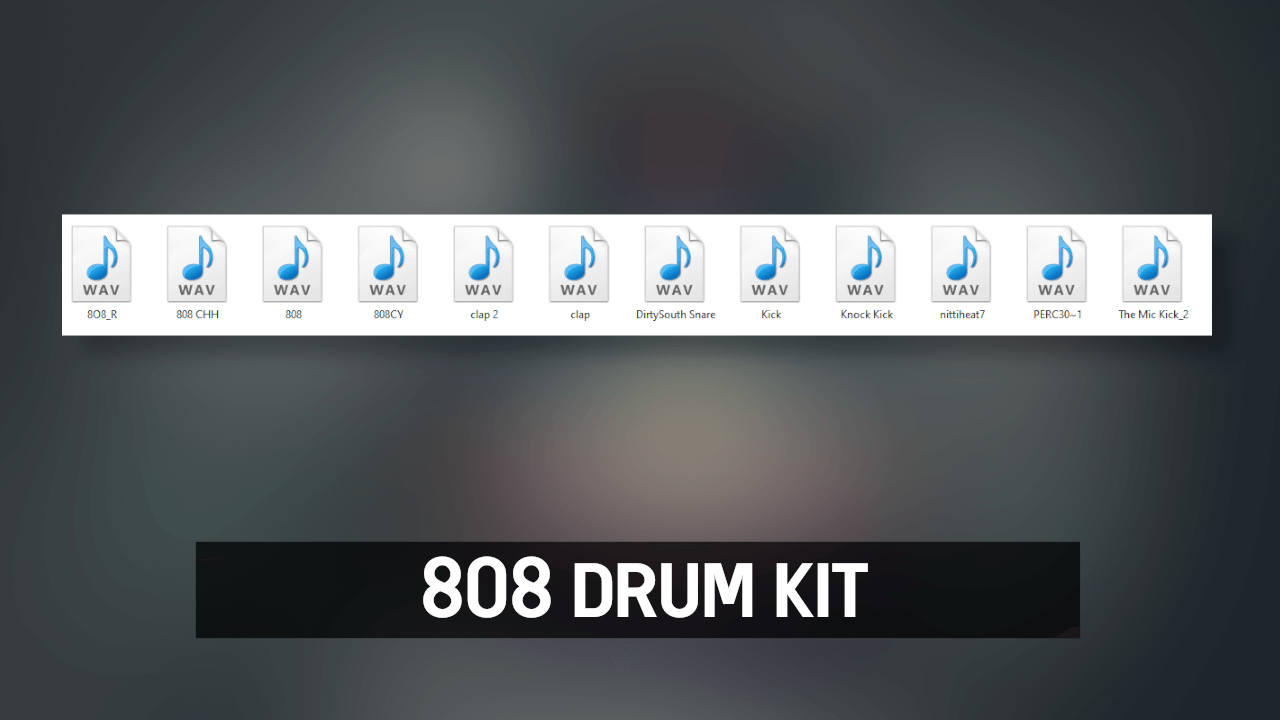 Free 808 Drum Kit - Ready to go 808 Rap Drum Kit