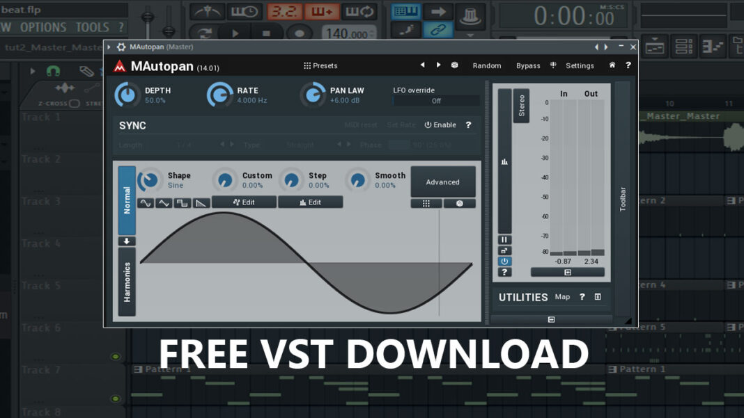 Hi-Hat Panning HACK - MAutopan Free VST Plugin