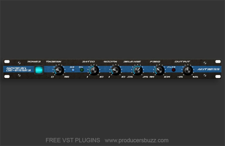 Modern De-Esser VST Plugin Free Download | Producersbuzz