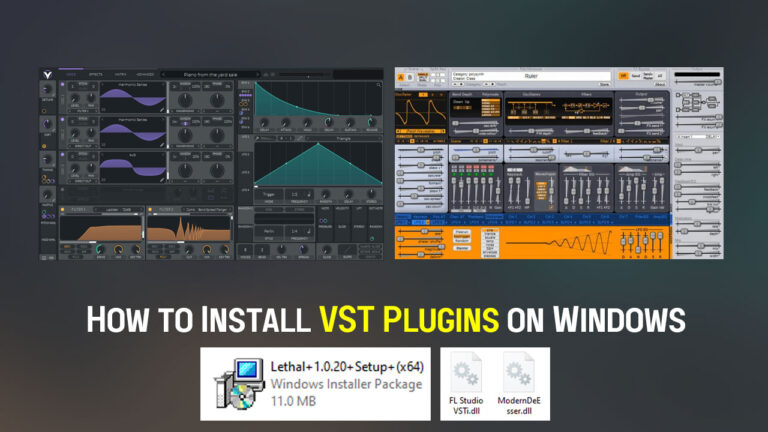 Installing VST Plugins on Windows Tutorial (.exe & .dll files)