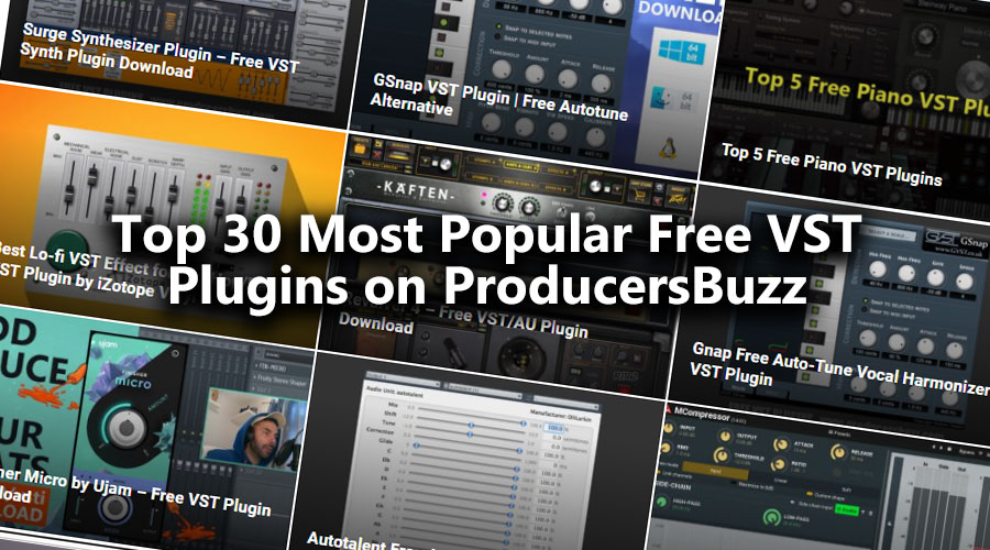 100 Top Free VST Plugins (+VST3/AU) Huge Selection
