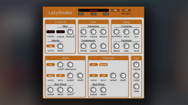 Lazysnake Electric Piano VST Plugin (Windows VST Plugin)