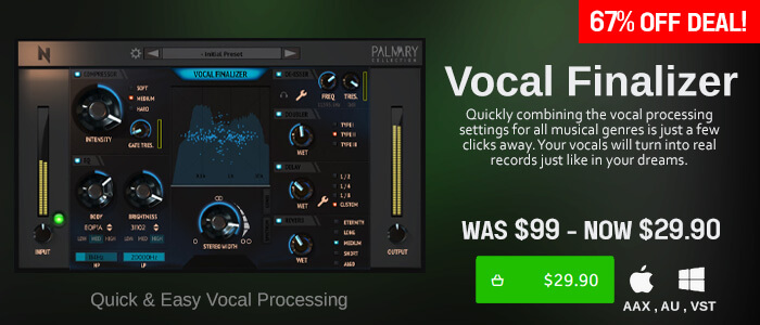 Vocal Finalizer Plugin is pure Gold for Vocal Mixing & Mastering