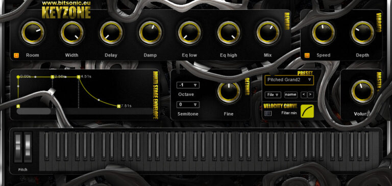 Keyzone Free Piano VST Plugin with 12 VST Presets