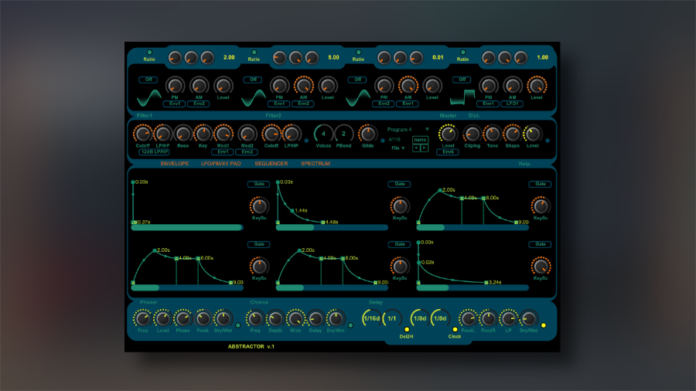 Abstractor AM & FM Synth VST with 109 Free Presets