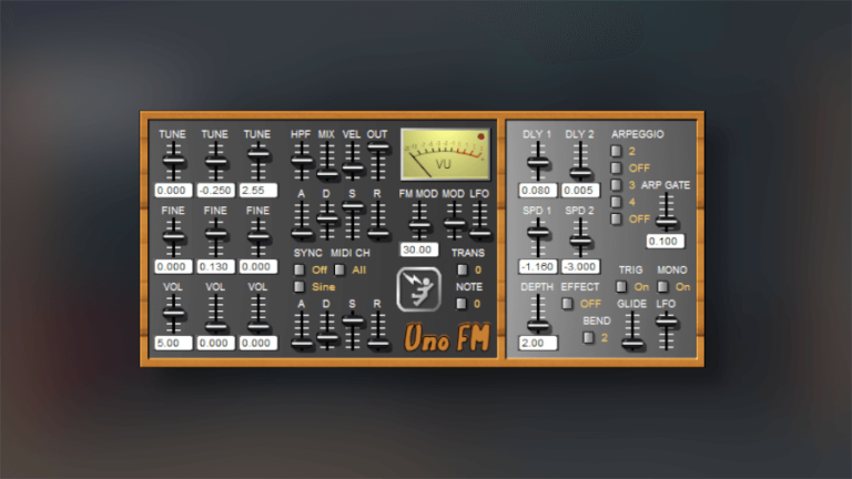 Uno FM Free Synth VST Plugin with 128 Free Presets