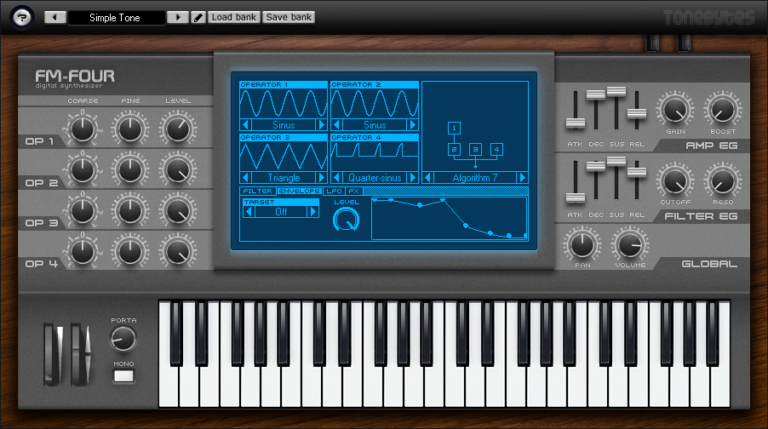 FM-Four VST Synth with over 64 Free VST Presets