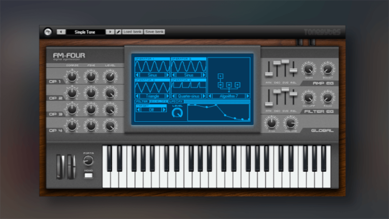 FM-Four VST Synth with over 64 Free VST Presets