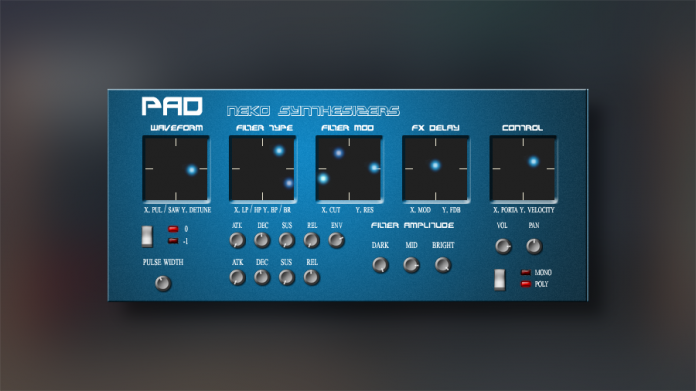 Pad 1 a Free Synth Pad VST Plugin with 16 Presets