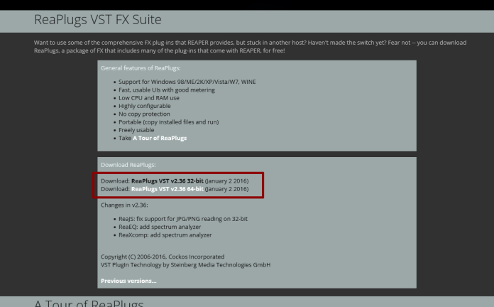 ReaPlugs VST FX Suite 9 Free Mixing and Mastering VST plugins
