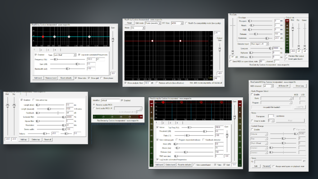ReaPlugs VST FX Suite 9 Free Mixing and Mastering VST plugins