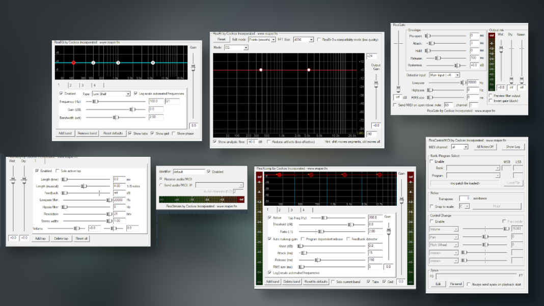 ReaPlugs VST FX Suite 9 Free Mixing and Mastering VST plugins
