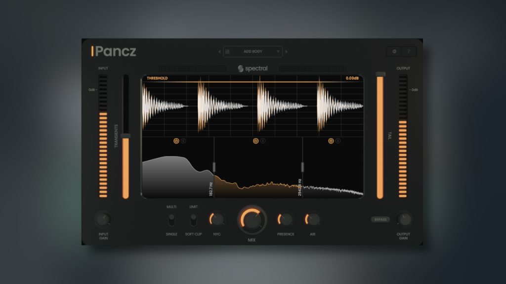 Pancz VST Plugin a Free Transient Shaper