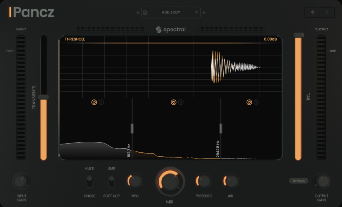 Pancz VST Plugin a Free Transient Shaper