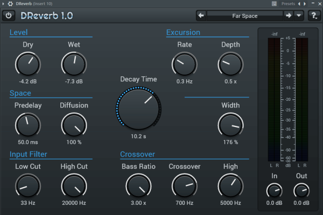 DReverb with 32 Free Reverb Presets