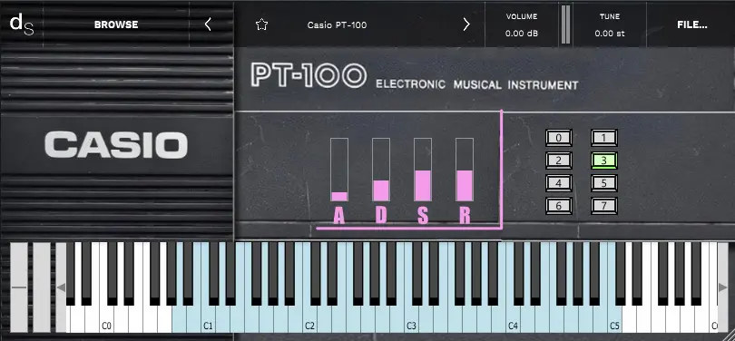 Casio PT-100 Virtual Piano Instrument (Free Piano VST)