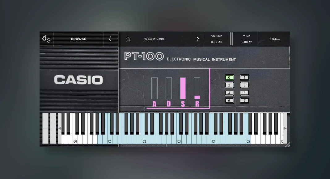 Casio PT-100 Virtual Piano Instrument (Free Piano VST)
